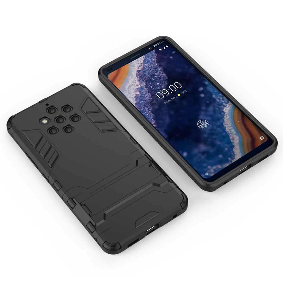 Slim Armour Shockproof Case for Nokia 9 PureView (Black)